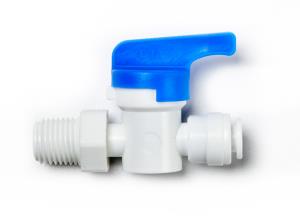 Plastic Push-In Valve - Plastic x Male NPTF | Jacobsen, Inc.